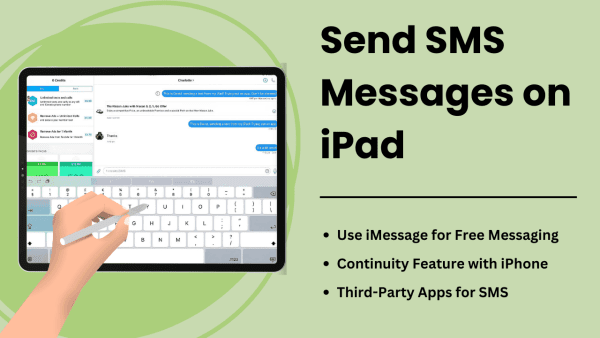 iPadでSMSメッセージを送信する方法: 簡単な方法と主な機能
